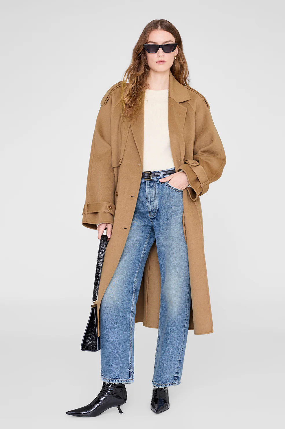 ANINE BING FRITZ JEAN BALTIC BLUE — SALT CLOTHING