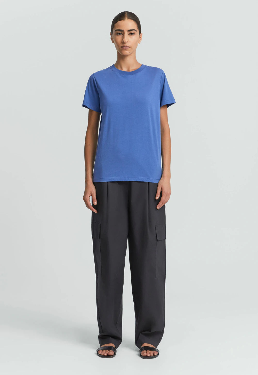 JAC AND JACK VERTE TEE FALLOW BLUE — SALT CLOTHING