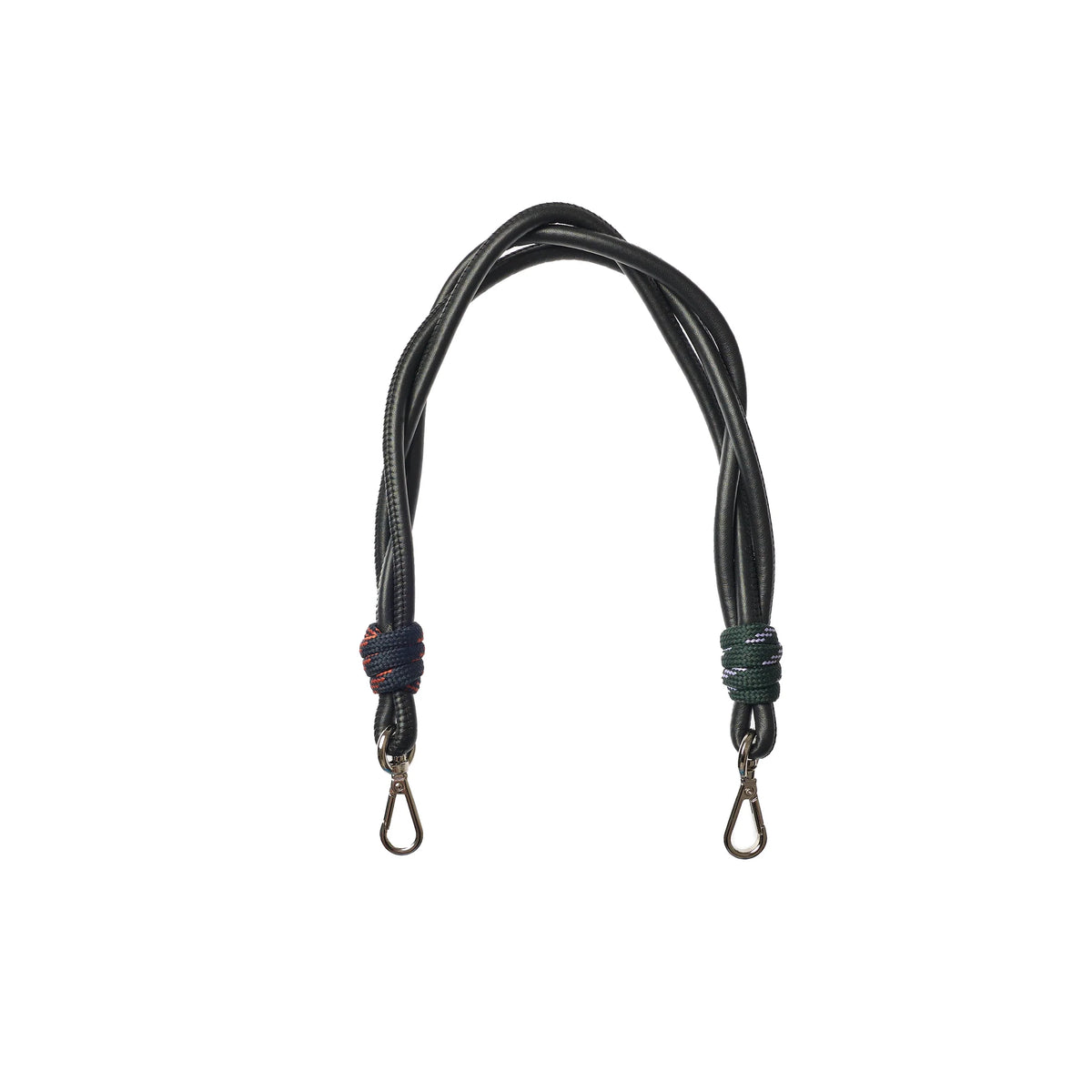 GABRIEL FRANTZEN LEATHER AND CORD STRAP BLACK — SALT CLOTHING